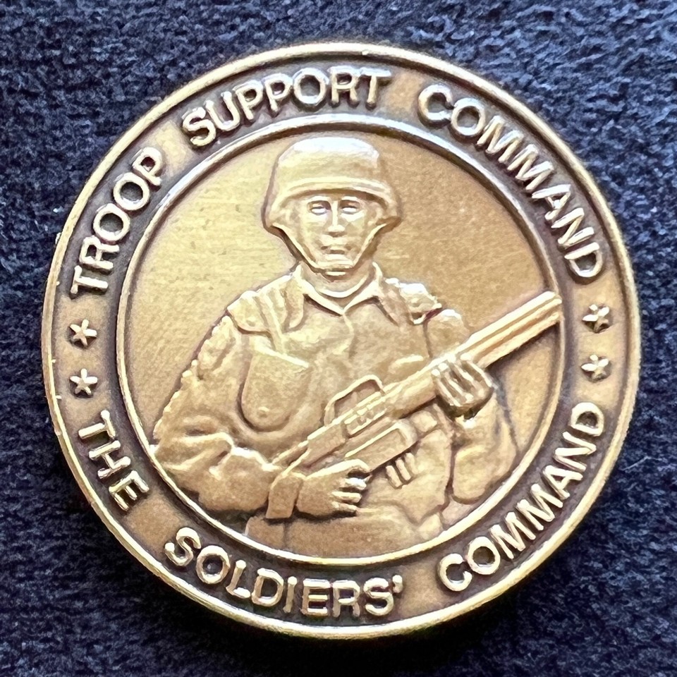 Troop Support Command Commanding General Challenge Coin | eBay