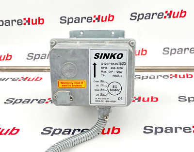 SINKO G120FYKJ5 RPM :450~1200 MAX. O/P:120W AC Fan MOTOR | eBay