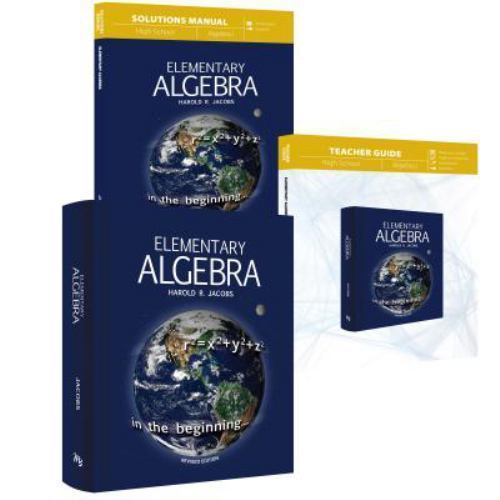 Elementary Algebra Curriculum Pack by Harold Jacobs (2016, Trade ...