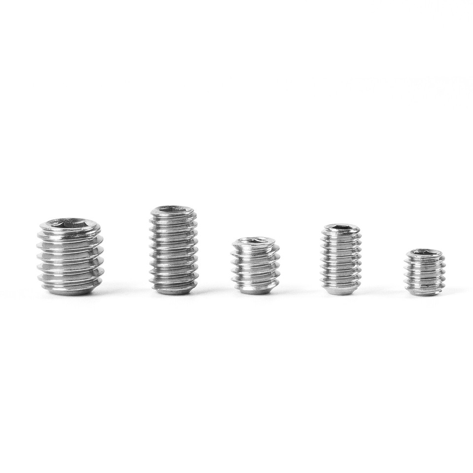 475Pcs SAE Set Screw Assortment Kit Internal Hex Cup-Point Allen Grub ...