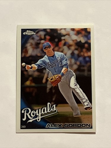 2010 Topps Chrome Alex Gordon Kansas City Royals MLB | eBay