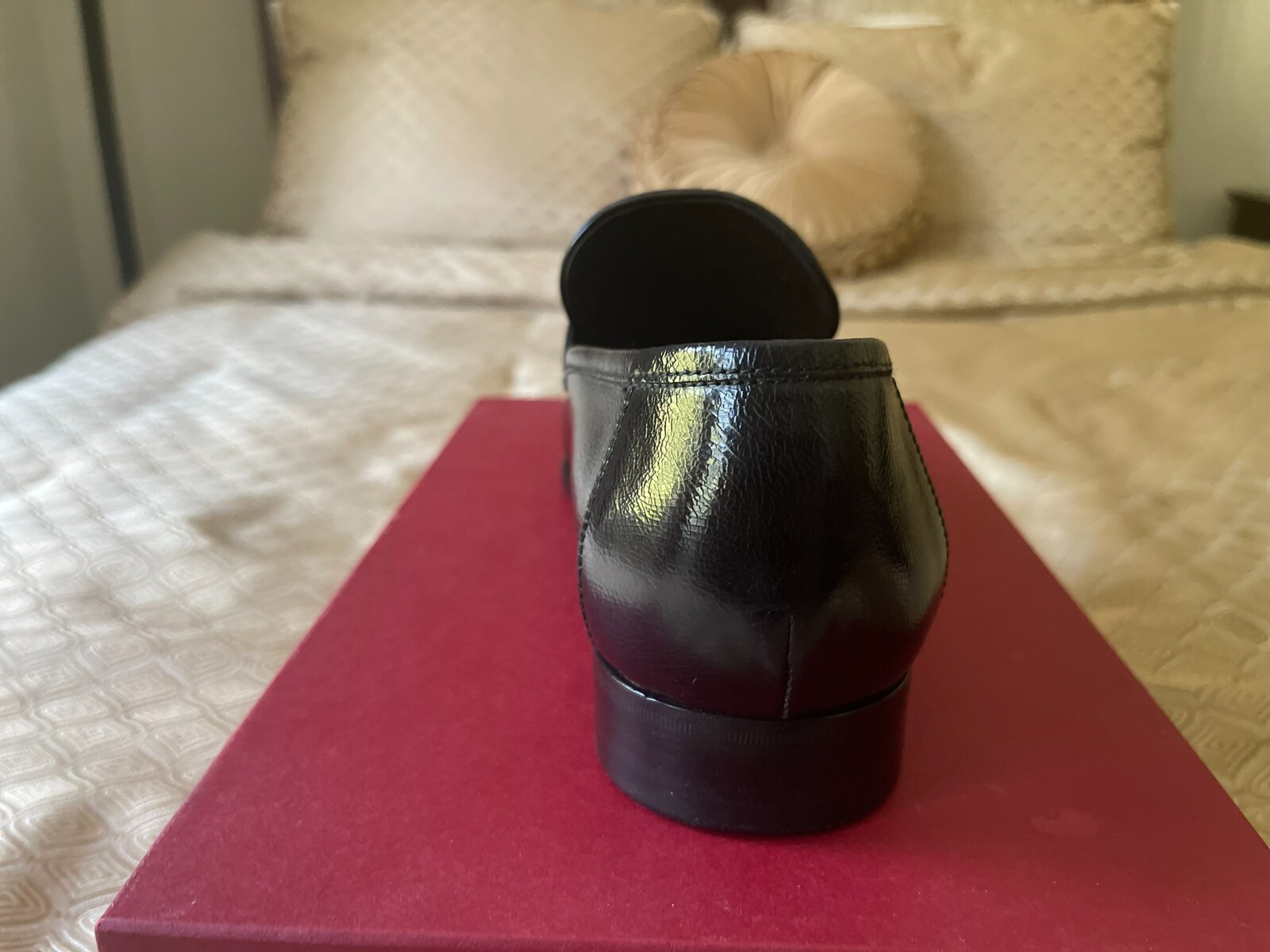 CANALI Black Leather Penny Loafer shoes Italy (Men) E… - Gem