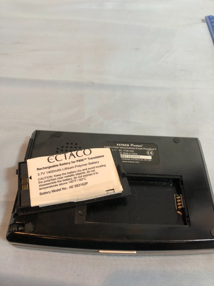 Ectaco Partner EP800 English to Polish Talking Dictionary & Audio ...