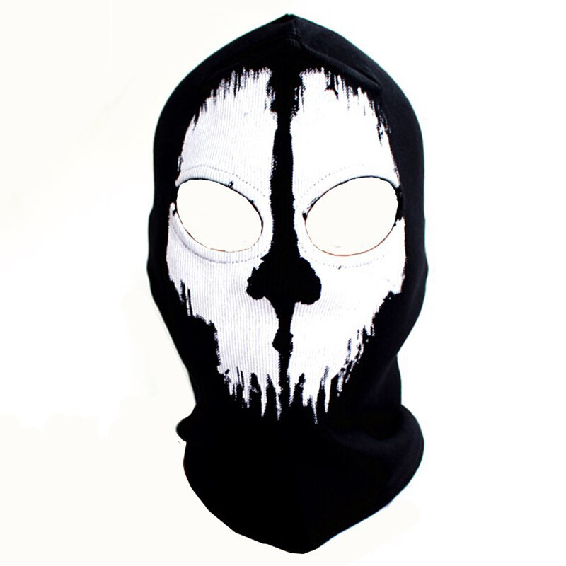 Halloween Mask Skeleton Masks Scary Skull Balaclava Ghost Cosplay ...