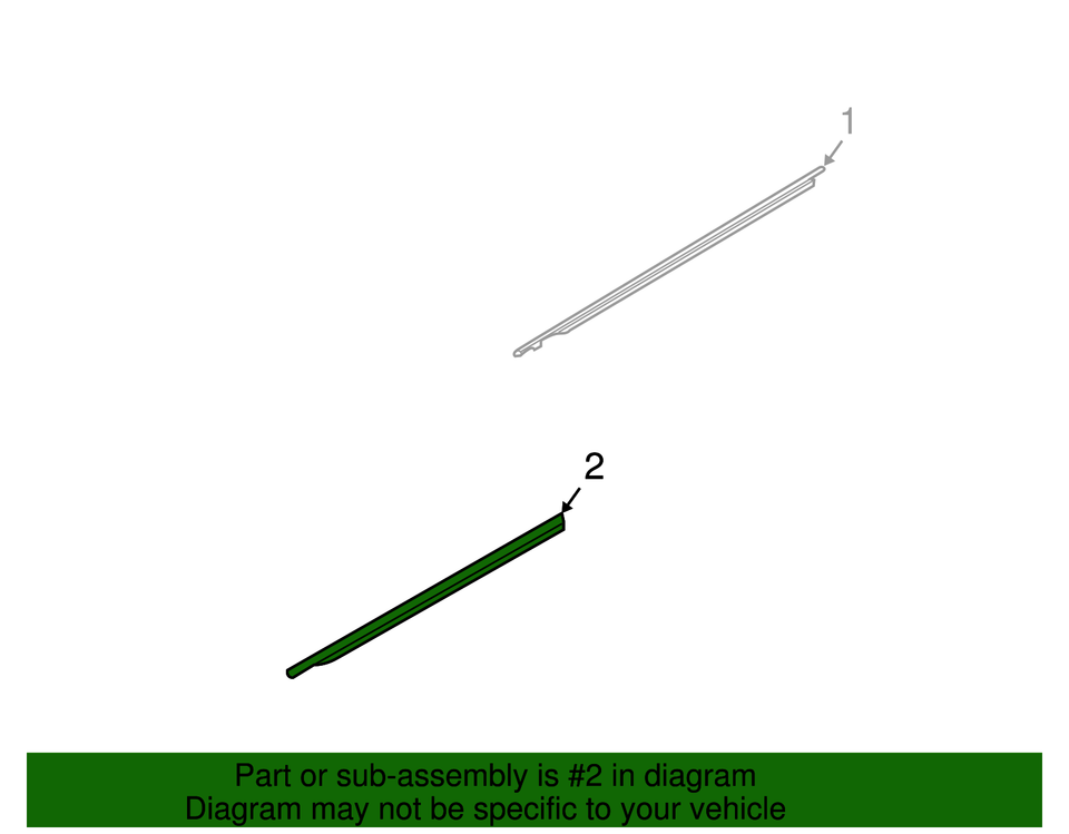 Genuine Nissan Body Side Molding 82871-7S080 | eBay