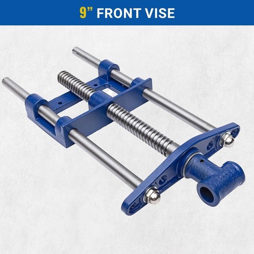 Front Vise Heavy-Duty 9 Inch Woodworking Vise With Guide Bars Vises ...