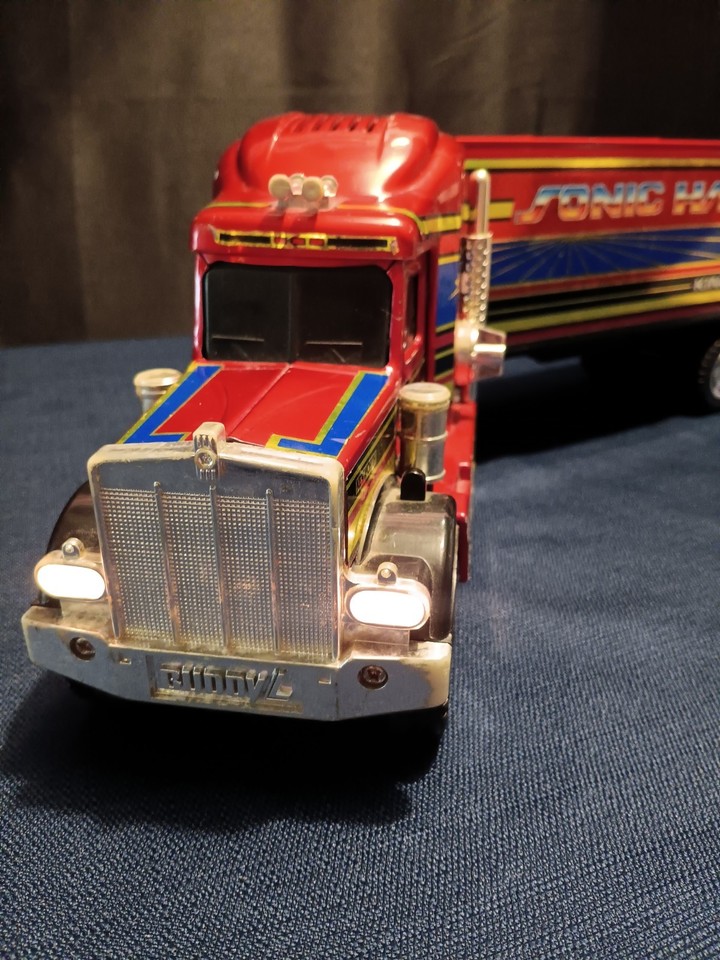 WORKING Metal Buddy L "Sonic Hauler" 22" Long Semi Kenworth Truck ...