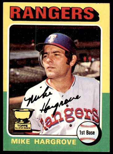1975 TOPPS MIKE HARGROVE 100 TEXAS RANGERS #106 | eBay