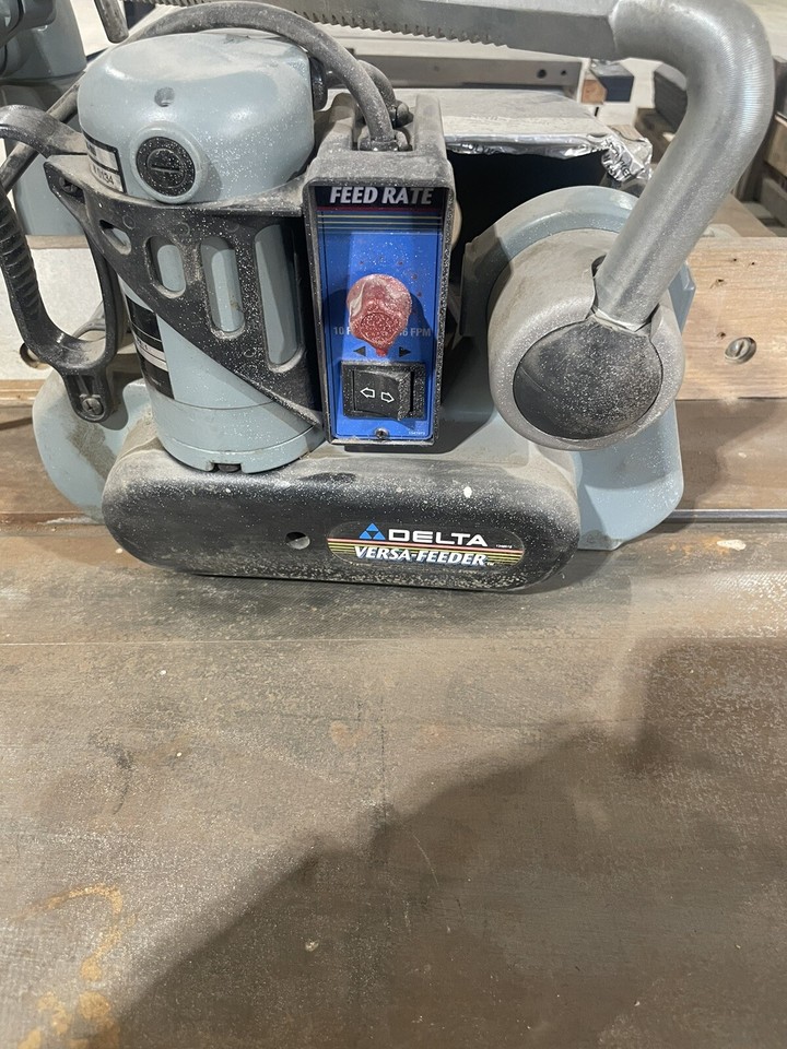 Delta Wood Shaper With Delta Versa Feeder Router Model 43-372 | eBay
