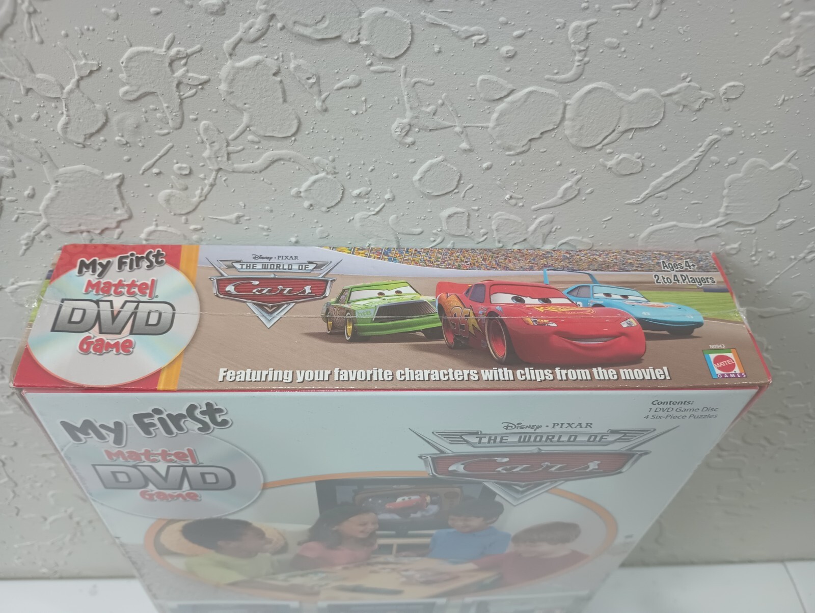 Disney Pixar The World of Cars Mattel DVD Game w/ Puzzles Ages 4+ NEW ...