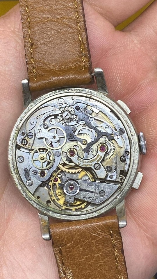 Vintage Girard-Perregaux Chronograph Valjoux 22 From 1940c | eBay