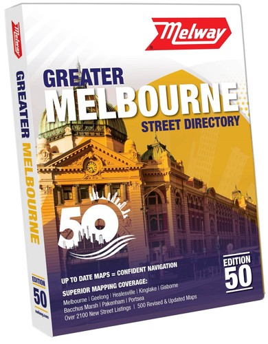2024 MELWAY Melbourne Street Directory Edition 50 NEW IN STOCK MELWAYS ...