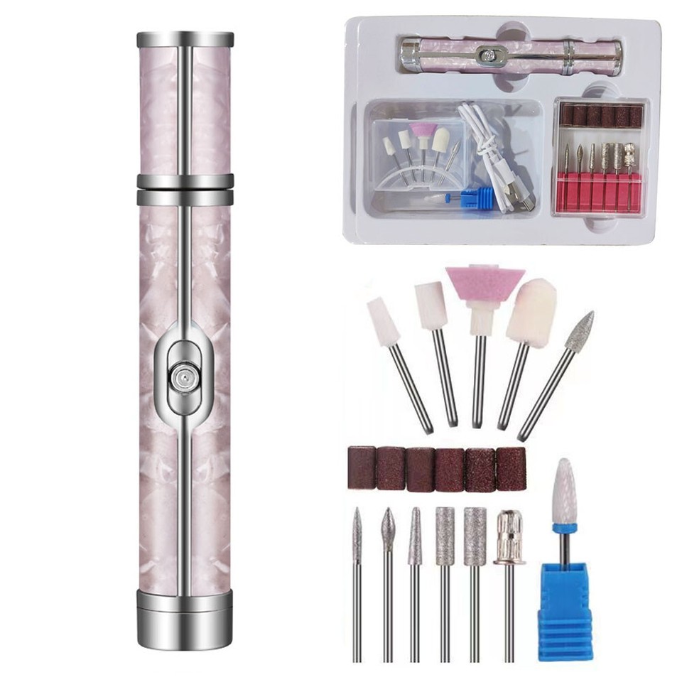 Nail Grinder for Human Toenail Sander for Thick Nails Cordless 4 Speeds ...