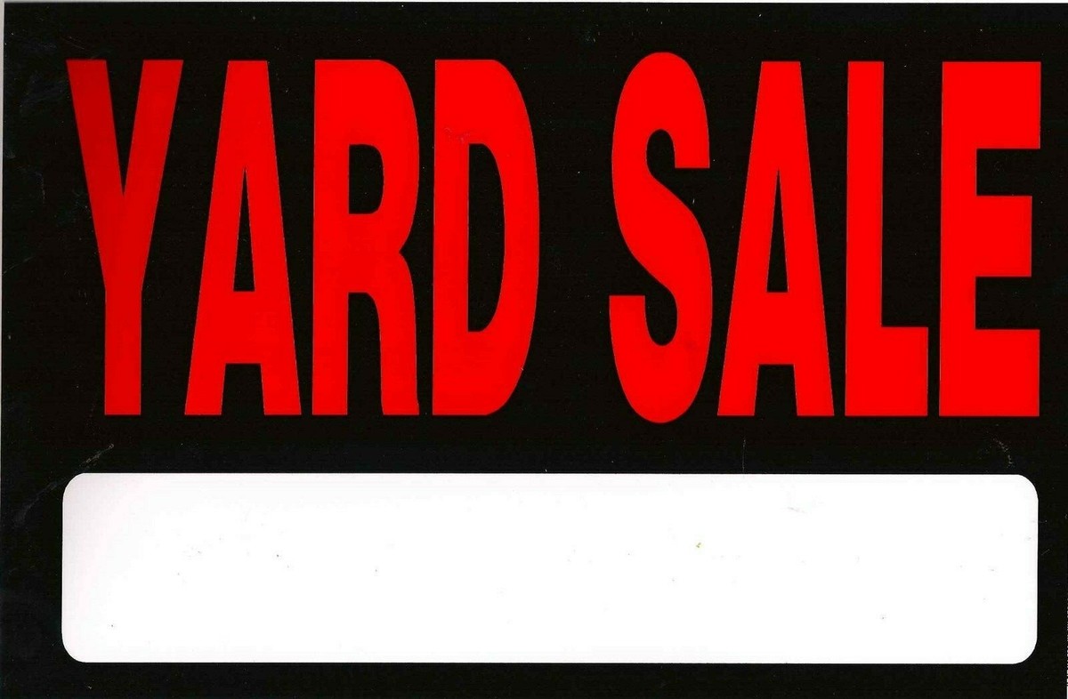 Printable Yard Sale Signs