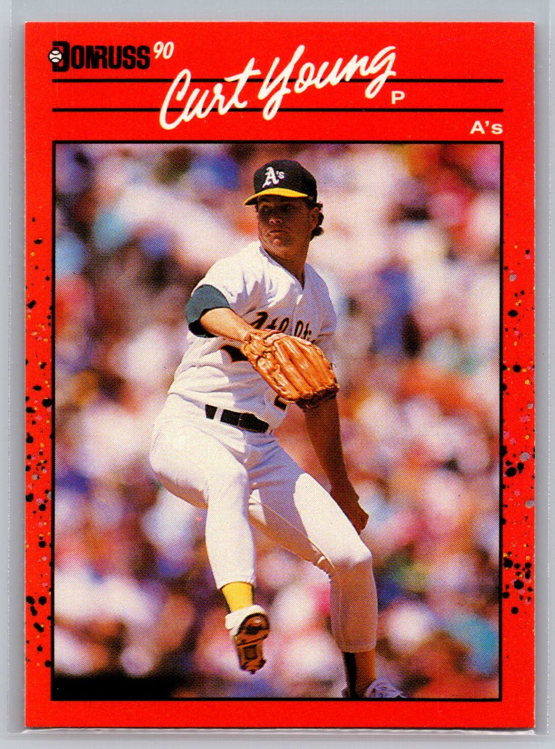 1990 Donruss Baseball #505 Curt Young Oakland Athletics | eBay