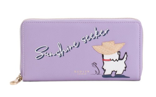 RADLEY LONDON Leather Sunshine Seeker Large Zip Around Wallet Lavender ...