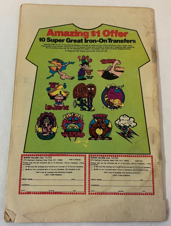 1976 Charlton Hanna-Barbera HONG KONG PHOOEY #7 ~ water damage, cover ...