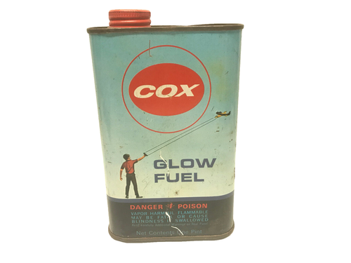 Vintage COX Glow Fuel Can 1-Pint for Flying Model Airplanes & Tether ...