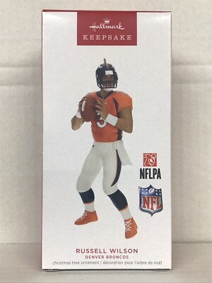 RUSSELL WILSON ~ DENVER BRONCOS ~ 2023 Hallmark Keepsake Ornament | eBay