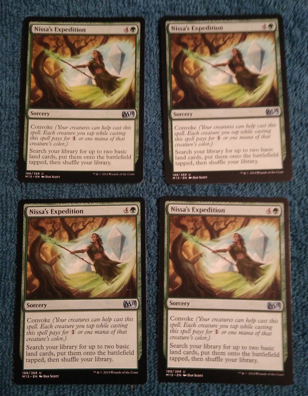 MTG M15 NISSA'S EXPEDITION UNCOMMON X4 | eBay