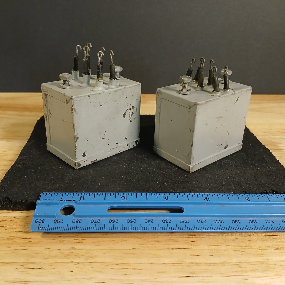 Pair 1944 Western Electric D 162715 Network Transformers NOS NEVER USED ...