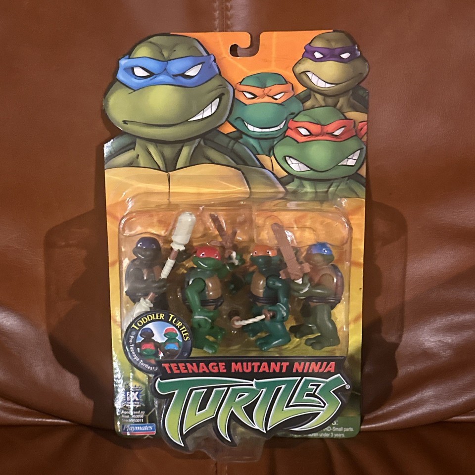 Teenage Mutant Ninja Turtles Toddler Turtles SEALED 2004 tmnt fox kids ...