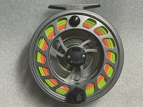 Orvis Mach V Fly Reel Made in England Silver w/ Case & Line Excellent ...