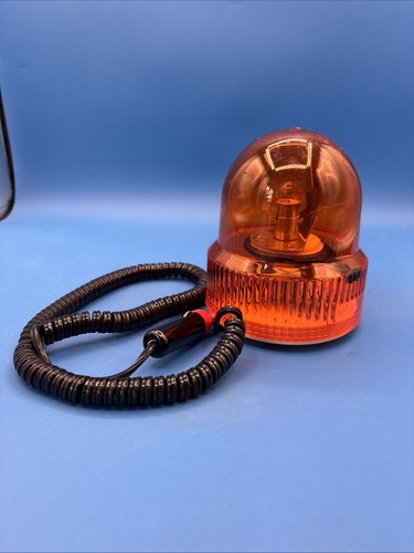 VTG Revolving Flashing Emergency Light Orange Cigarette Vehicle Lighter ...