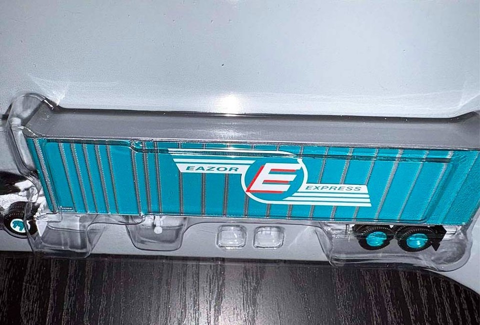 ATHEARN 70990 HO 1/87 MACK R TRUCK w 40' EXTERIOR POST TRAILER EAZOR ...