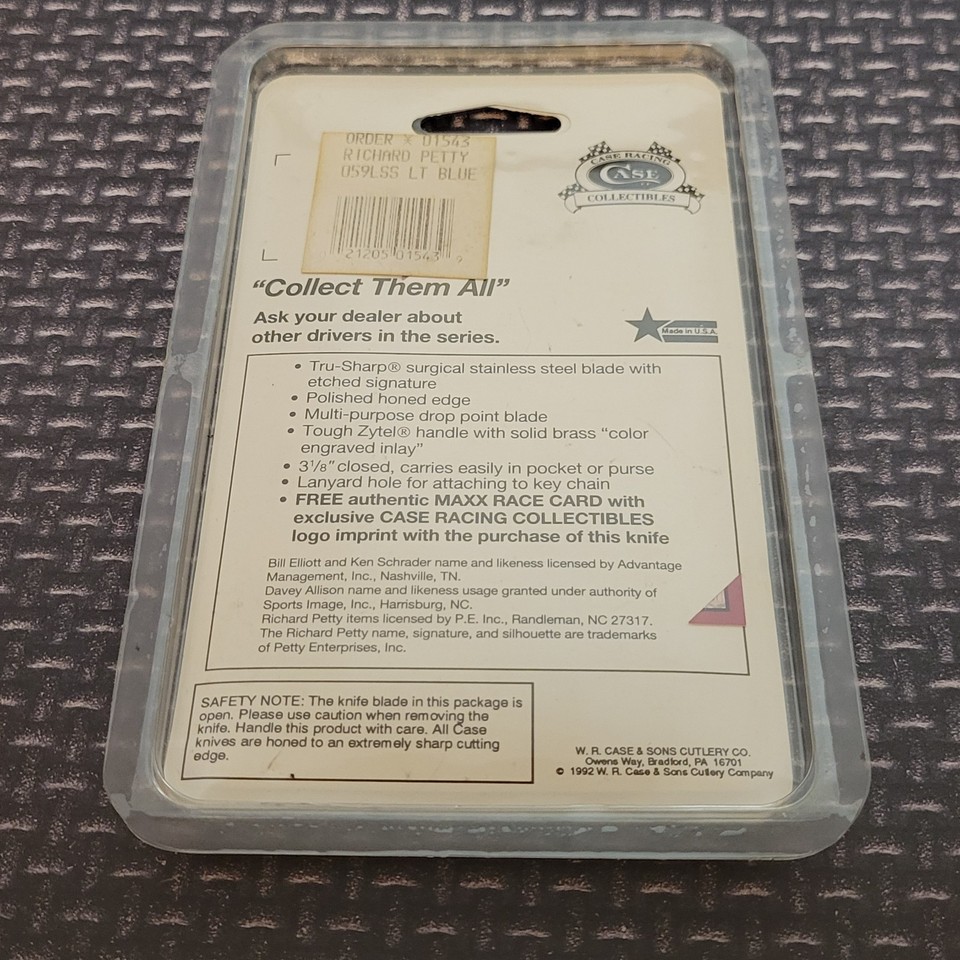 Case XX 059L Lockback Folding Pocket Knife Made In USA 1992 Richard ...