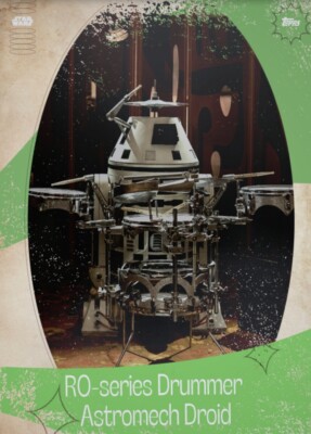 Star Wars Card Trader 2024 Droids S2- RO Series Drummer Droid Green SR ...