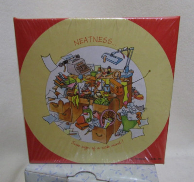 VTG 70s Springbok MESSINESS Sign vs NEATNESS 60+ pcs MINI Jigsaw Puzzle ...