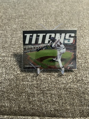 2023 Topps Chrome #CT-9 Yordan Alvarez TITANS Insert ASTROS | eBay