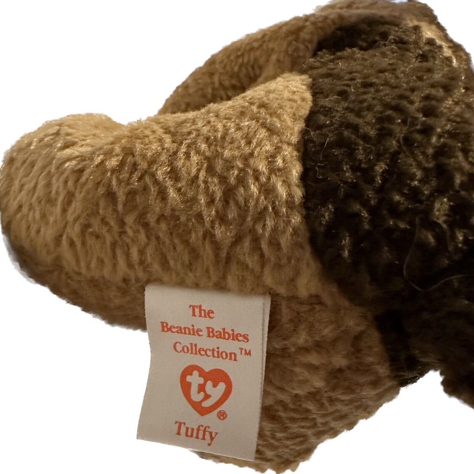 Retired 1996 Ty Beanie Baby TUFFY THE DOG With Rare Multiple Tag Errors ...