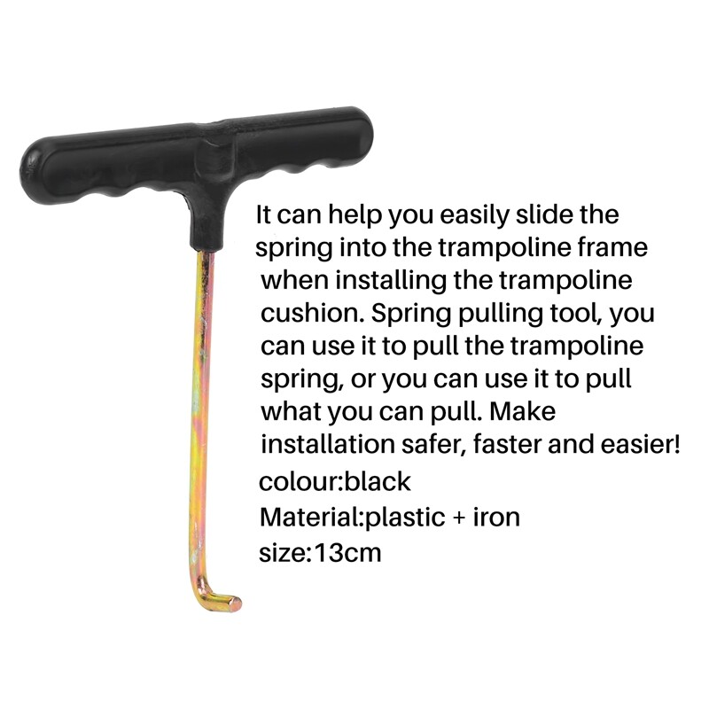 Trampoline Spring Pull Tool T-Hook Spring Puller Tool to Pull a ...