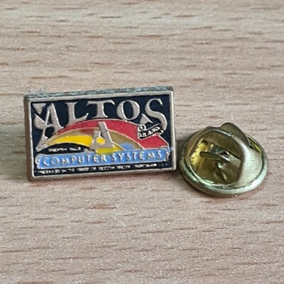 ( B3) rare pin's lapel pins vintage altos computer systems | eBay