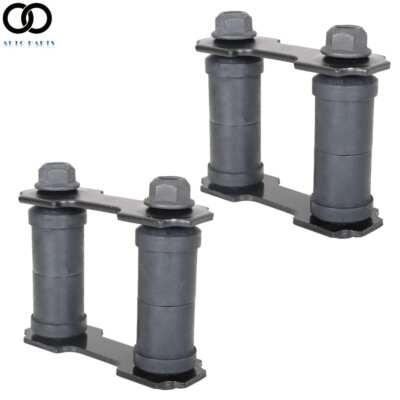 Left & Right Rear Leaf Spring Shackle Kit Pair For 1965-1972/1973 Ford ...