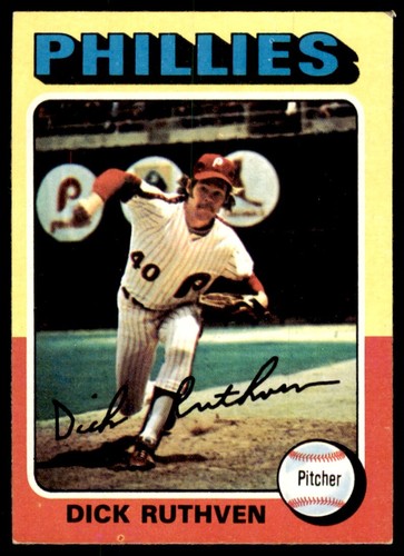 1975 TOPPS DICK RUTHVEN 100 PHILADELPHIA PHILLIES #267 | eBay