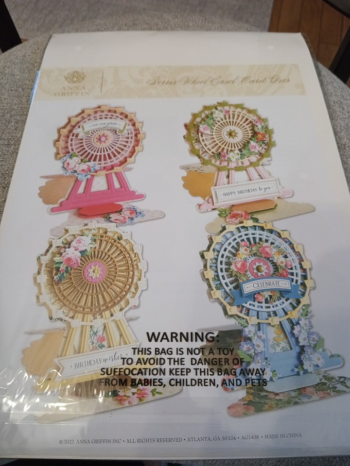Anna Griffin Ferris Wheel EASEL CARD DIES NEW | eBay