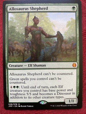 1x ALLOSAURUS SHEPHERD Jumpstart MTG JMP MT/NM EDH Commander Pack Fresh ...