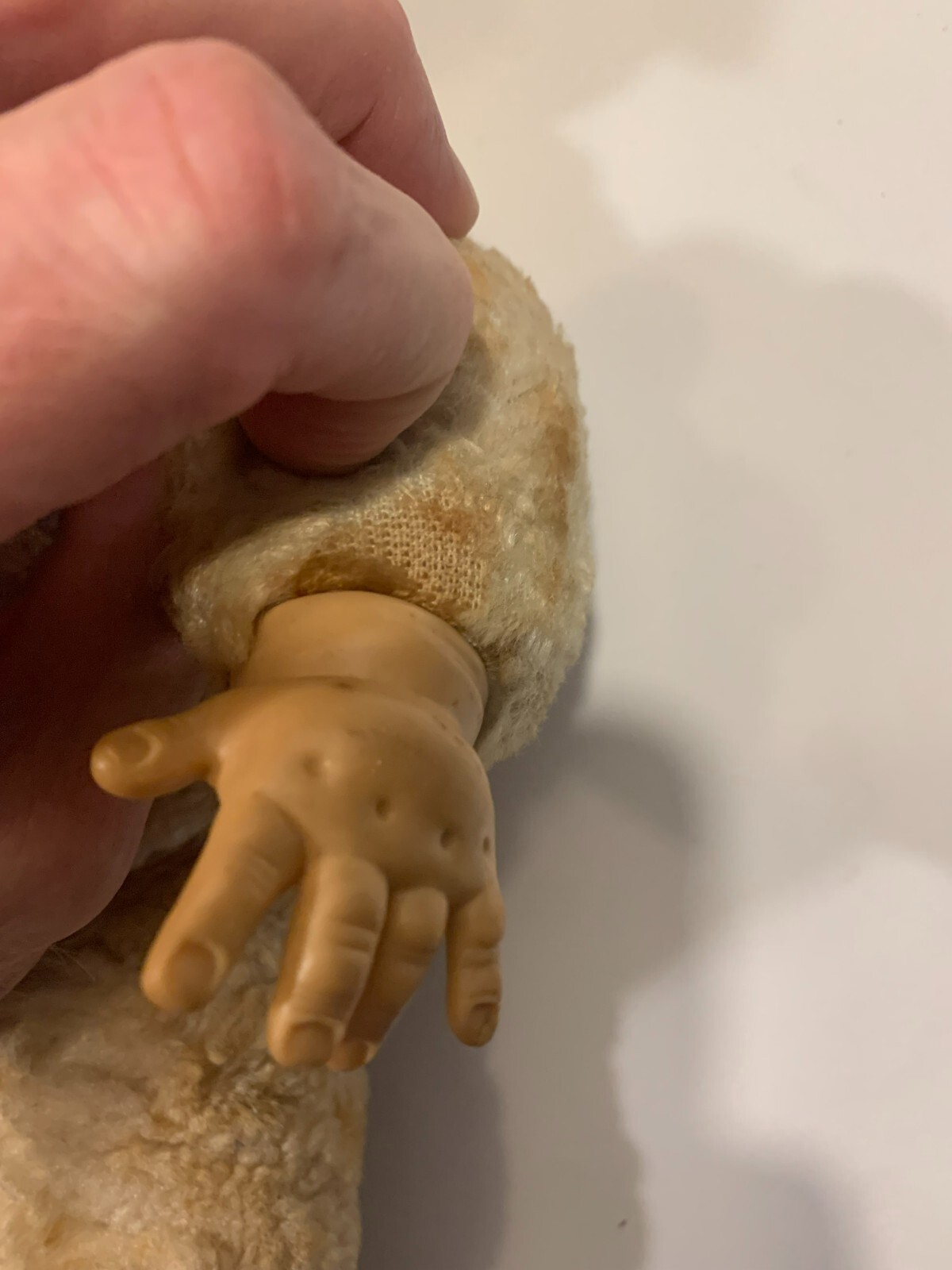 Antique Composition Trudy Three Face Doll Elsie Gilbert 14" Girl With ...