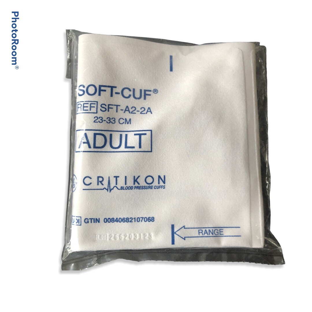Critikon Soft-Cuf Adult Blood Pressure Cuff REF;002335 GTIN 23-33CM SFT ...