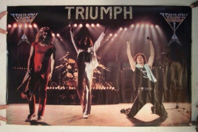 Triumph Poster Band Shot Concert Vintage | eBay