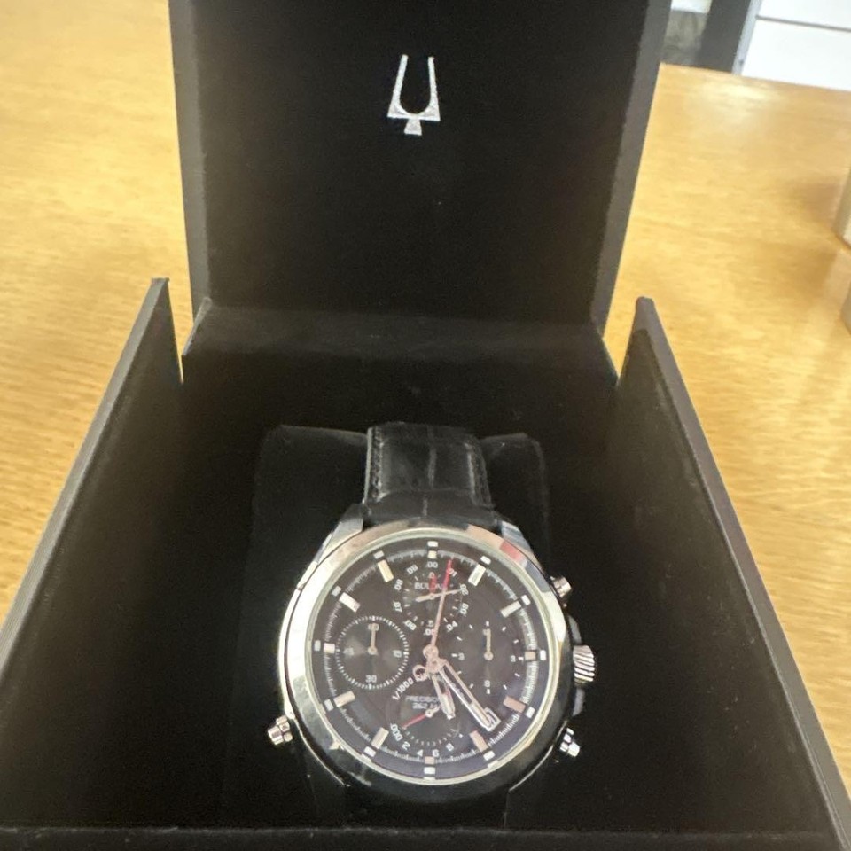BULOVA Precisionist 96B259 – High-Frequency Quartz Chronograph ...