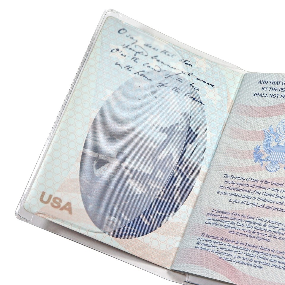 Clear Passport Cover Plastic Passport Protector Vinyl ID Card Protector ...