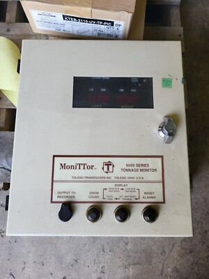 TOLEDO TRANSDUCERS N400 Series Tonnage Monitor Model N402C | eBay