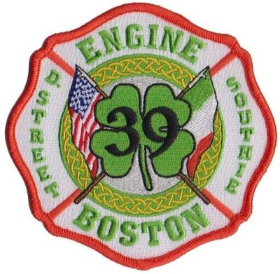 Boston Engine 39 Shamrock NEW Fire Patch / Irish Theme | eBay