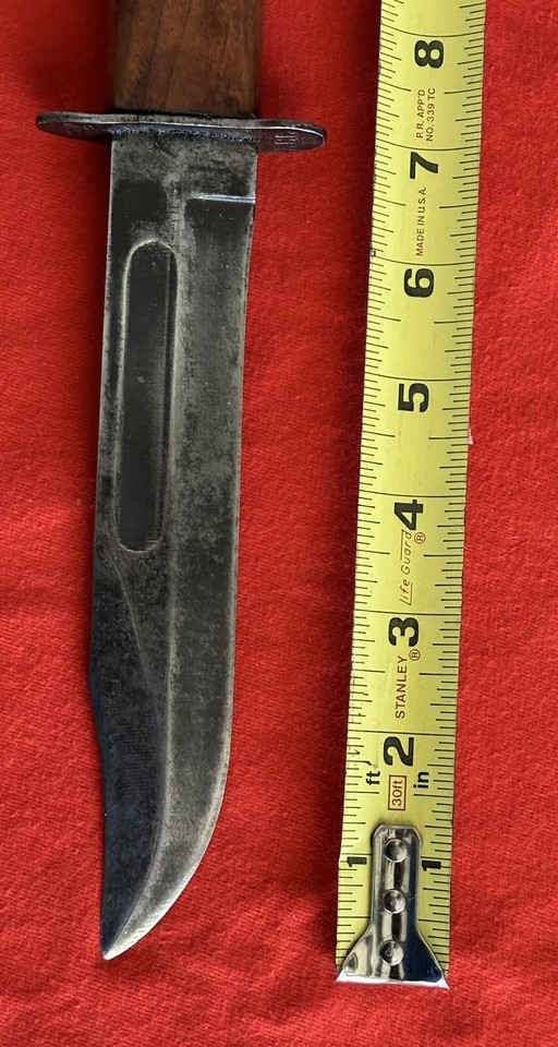 WW2 ROBESON RCC - MK2 - USN - FIGHTING KNIFE - NEW WOOD HANDLE & NEW ...