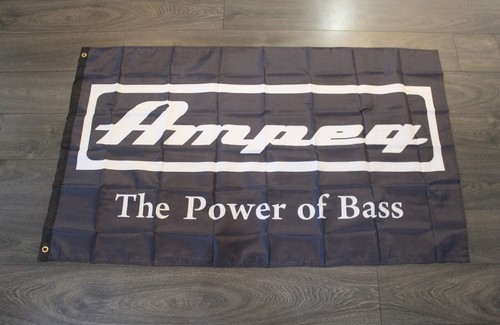 Ampeg Bass Amps Banner Flag 3x5 Bass Amp Amplifier Man Cave Music Store ...
