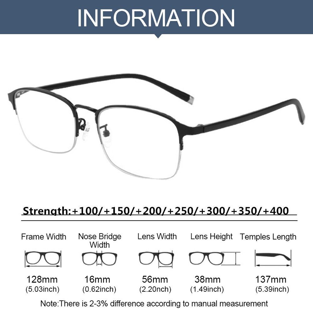 Reading Glasses Anti-Blue Light Ultra Light Glasses Progressive Multifocal | eBay